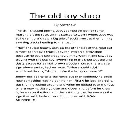 The old toy shop | PDF