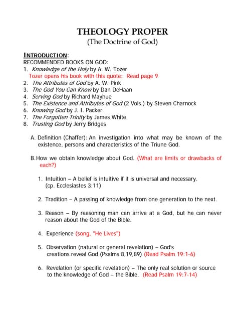 Basic Bible Doctrine Lesson 3 Christ | PDF