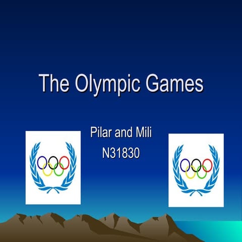 The olympic games: Cycling | PPT