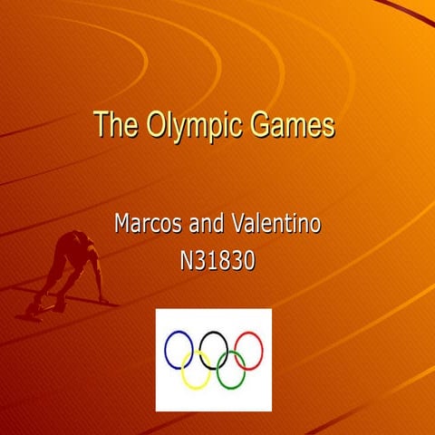 The olympic games+intro | PPT