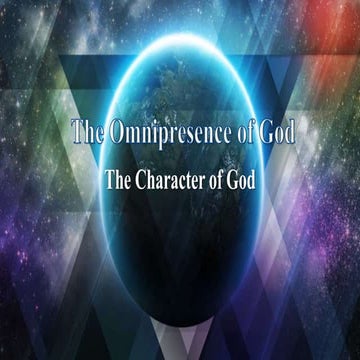 The omnipresence of god seth gatchell august 19 2018 | PPT