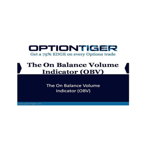 The on balance volume indicator (obv) | PDF