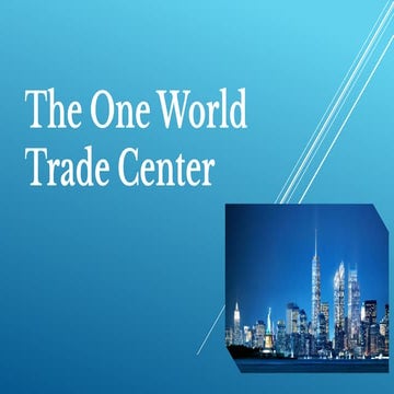 The history of the One World Trade Center.pdf