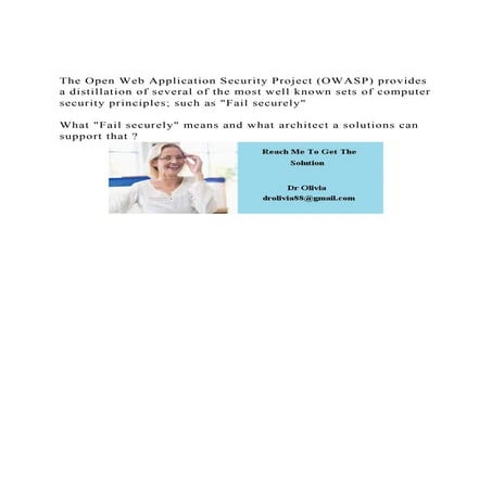 The Open Web Application Security Project Owasp Provides A Dis Docx