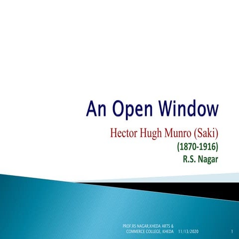 The Open Window | PDF