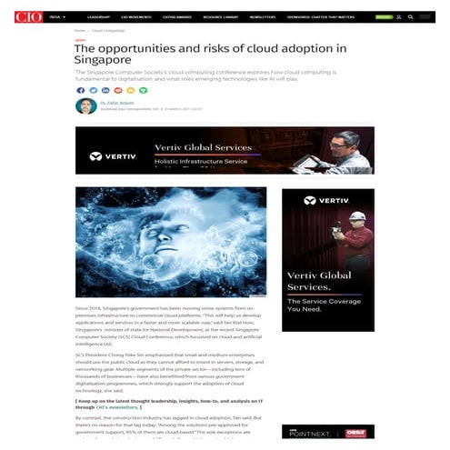 The opportunities and risks of cloud adoption in Singapore | PDF | Cloud Computing | Internet