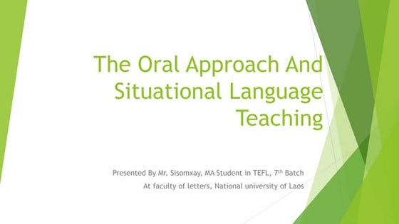 The History of Language Teaching Methodology | PPT