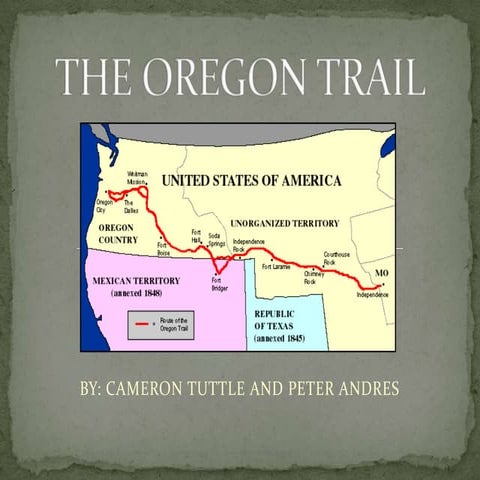 The oregon trail | PPTX