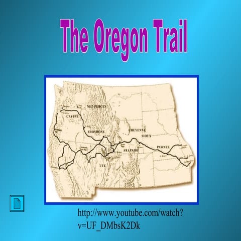 The oregon trail | PPT | Western | Genres
