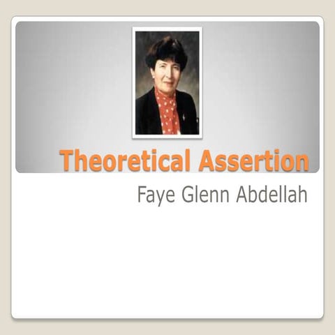 Theoretical Assertion | PPTX