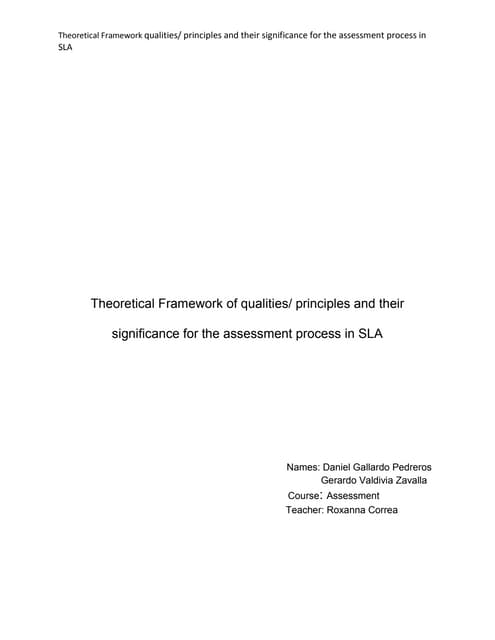 Some Reflections on Task-based Language Performance Assessment | PPT