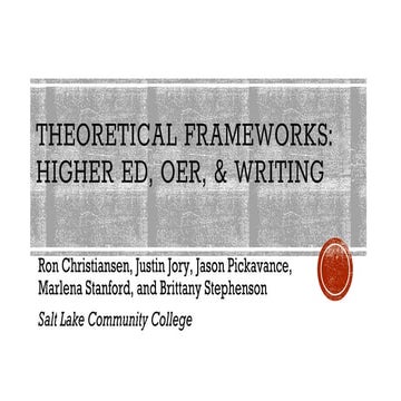 Theoretical frameworks | PPTX | Professional School | Postgraduate ...