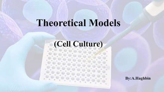 3D cell cultures | PPT