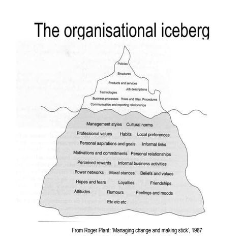 The Organisational Iceberg | PPT
