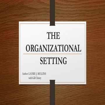 THE ORGANIZATIONAL SETTING in Public Ad.pptx