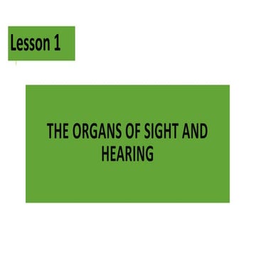 The Organs of Sight and Hearing.pptx