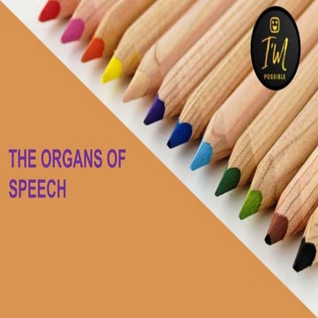 1. speech organs and their role | PPTX