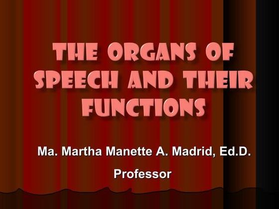 Stages of speaking | PPT