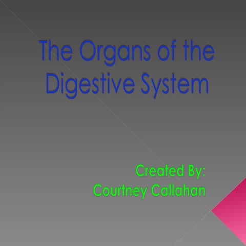 Digestive system | PPTX