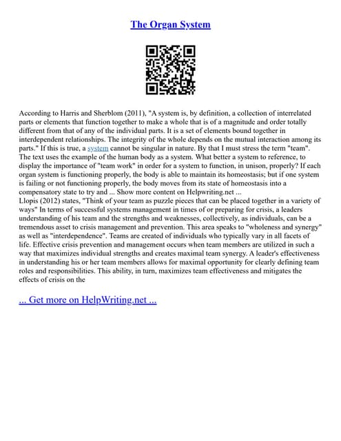 System Theory By Von Bertalanffy | PPT