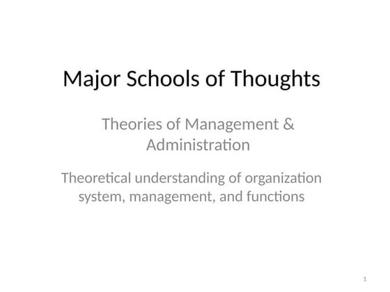Beauractric managment and Comparison of Administrative vs scientific vs ...