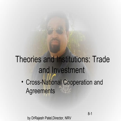 Theories and institutions trade and investment | PPT
