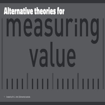 Theories for value | PPT