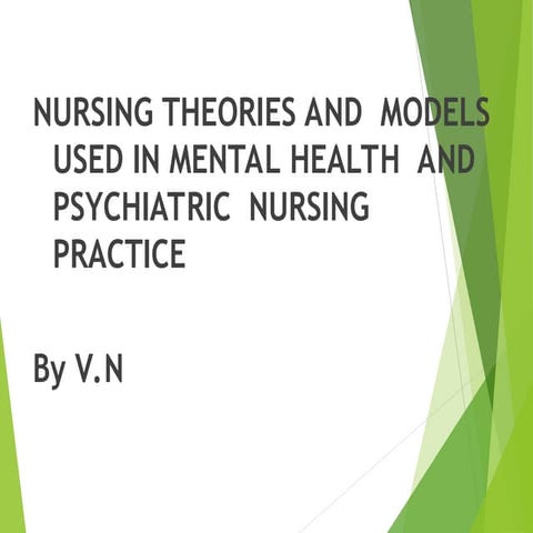 Theories & models used in mental health.ppt
