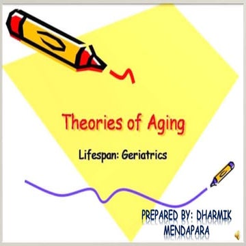 The aging ppt | PPTX