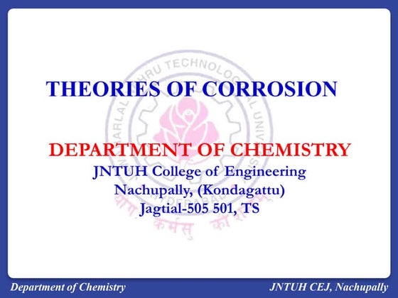Corrosion & Mechanism of Dry corrosion | PDF | Chemistry | Science