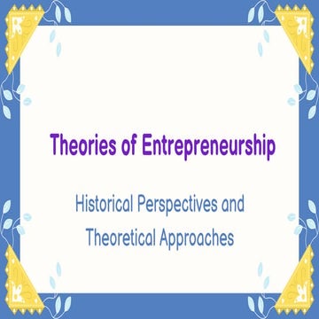 Approaches , Perspectives and Theories of Entrepreneurship.pdf