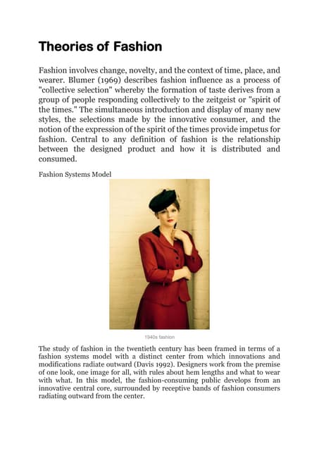 Vintage Clothing and its Trends | PDF