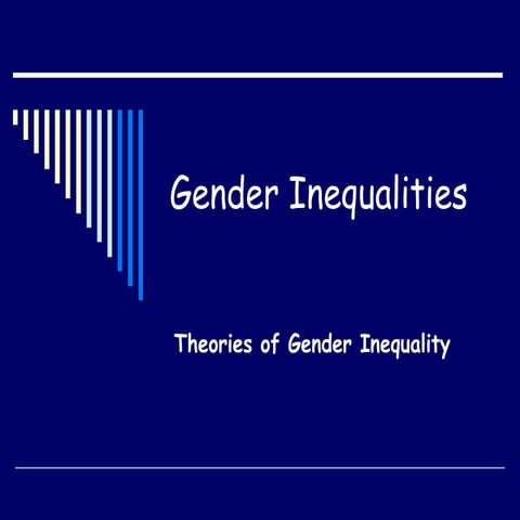Theories of gender_inequalities | PPT