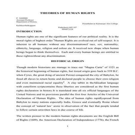 Theories of human rights full paper | DOCX