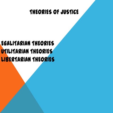 Theories of justice | PPT
