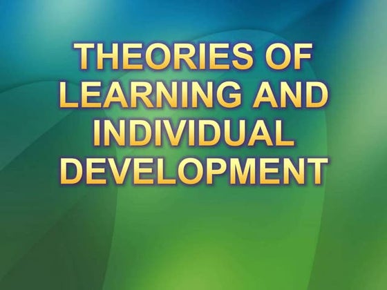 Learning theories | PPT