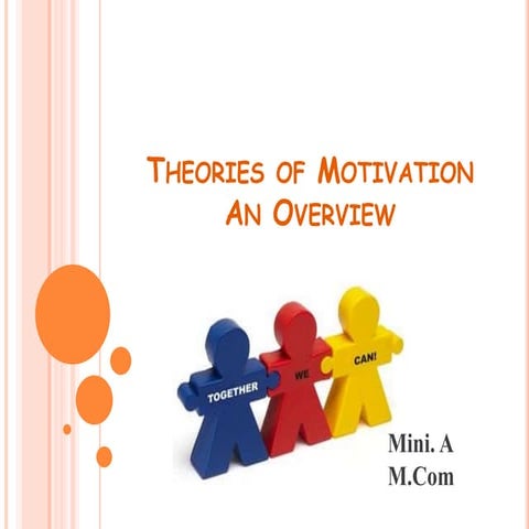Theories of motivation | PPTX