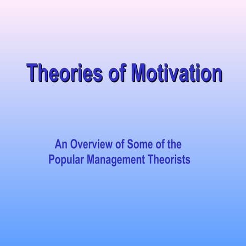 Theories of motivation_and_learning | PPT