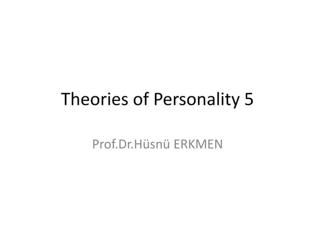Carl Jung Theory of Personality | PPTX