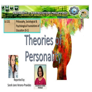 Theories of Personality PRAXIDES,SARAH JANE.pptx
