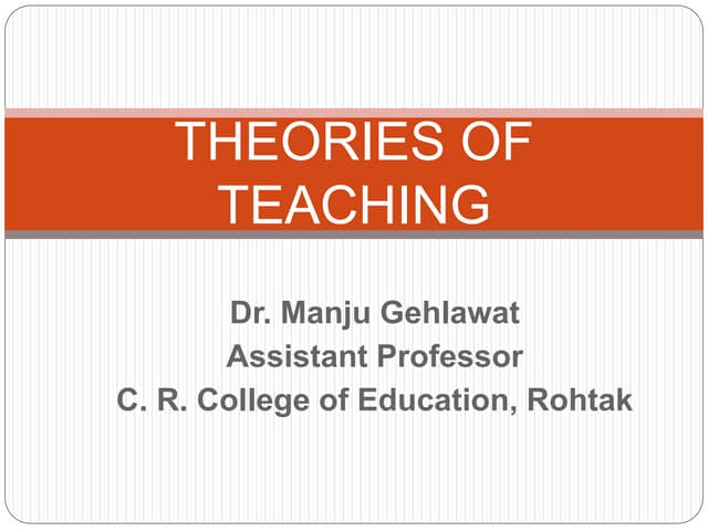 What is teaching | PPTX