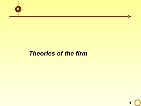 Theory of the Firm Lecture Notes (Economics) | PPTX | Business ...