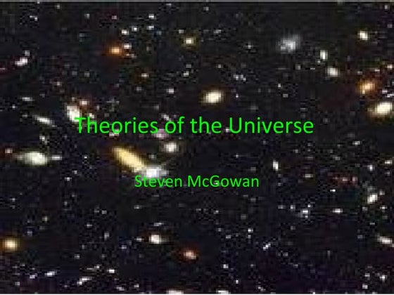 Theories Of The Universe | PDF