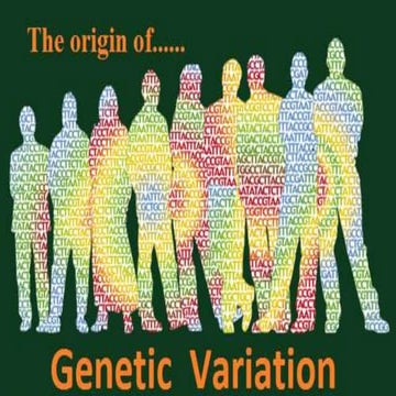 The origin of genetic variations | PPTX