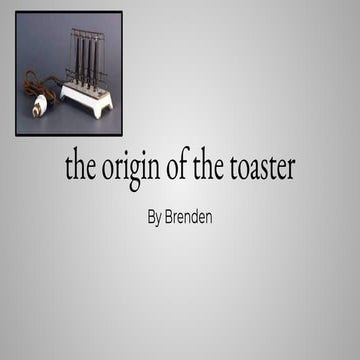 the origin of the toaster.pdf