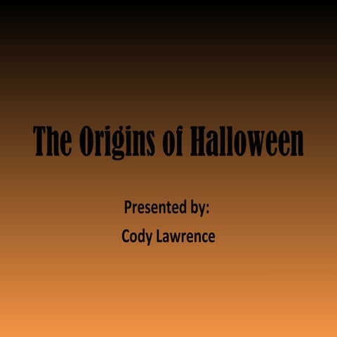 HalloweenPresentationWithSound | PPTX