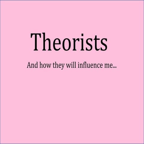 Theorists | PPTX