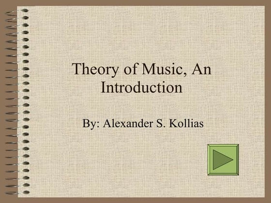 Music Theory: Fundamentals of music | PPTX