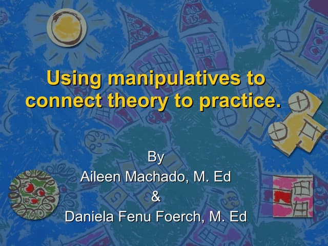 Manipulatives | PPTX | Model Toys | Hobbies & Interests