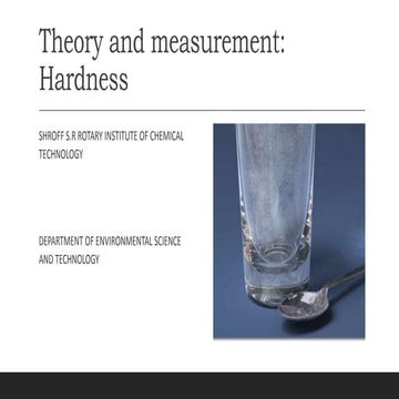 Theory and measurement of hardness ppt version 1 | PPTX